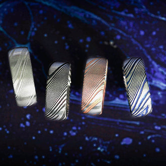 Men's Red Wedding Bands | Shop Red Rings for Men