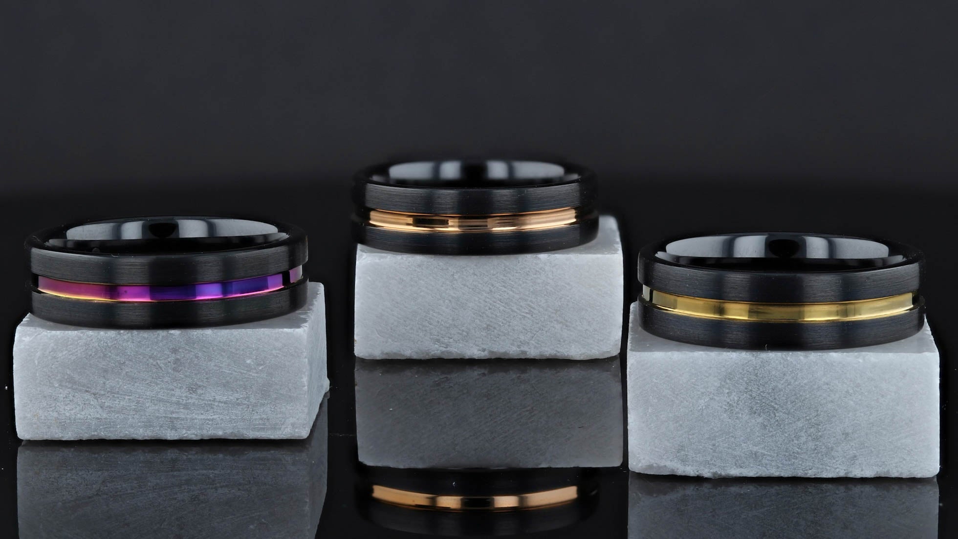 Unique Inlay Men's Wedding Bands | Vansweden Jewelers