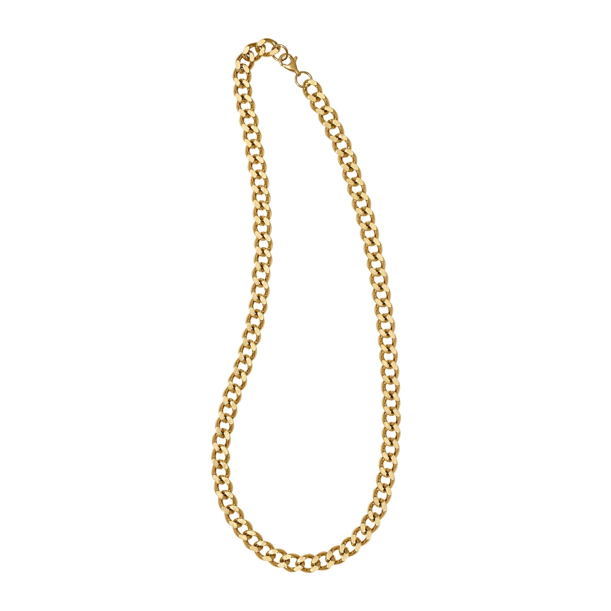 18" Gold Plated Stainless Steel Curb Chain | Vansweden Jewelers