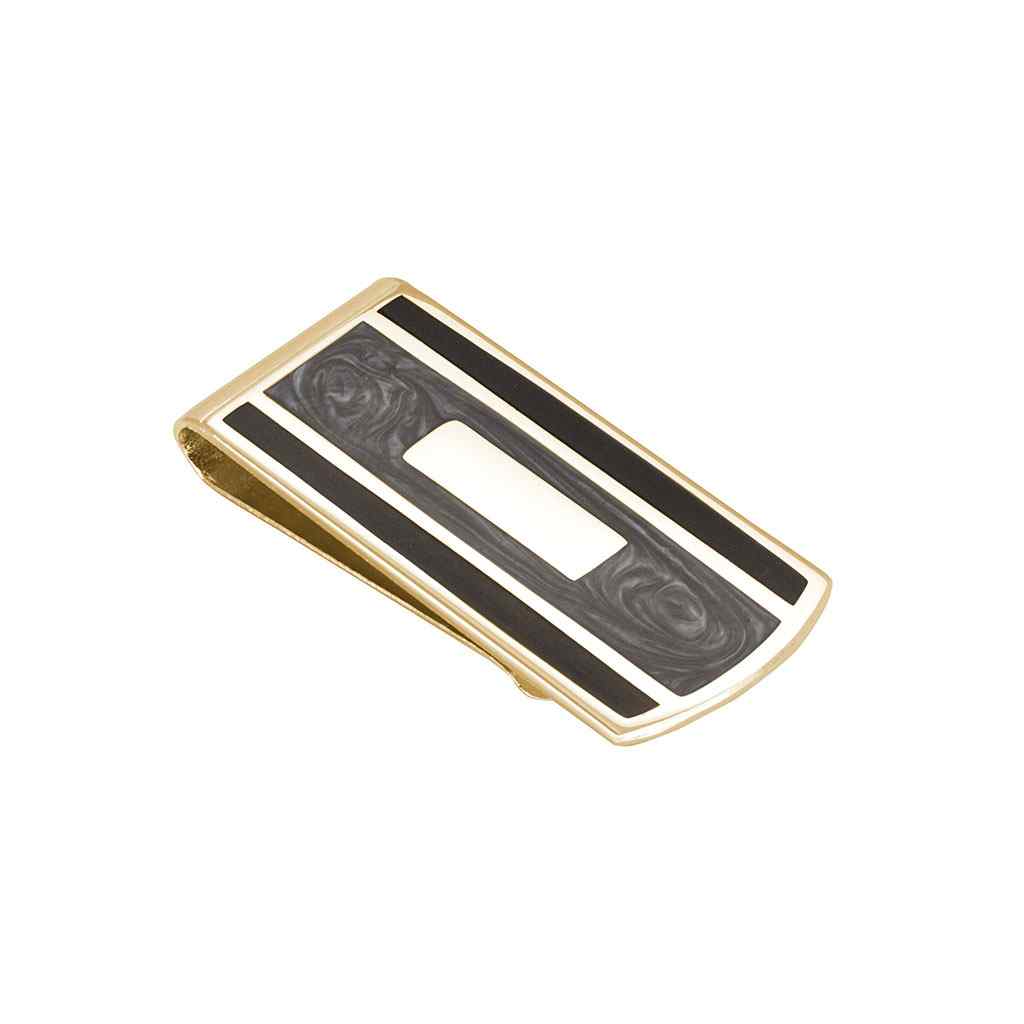Black and Grey Epoxy Money Clip | Vansweden Jewelers