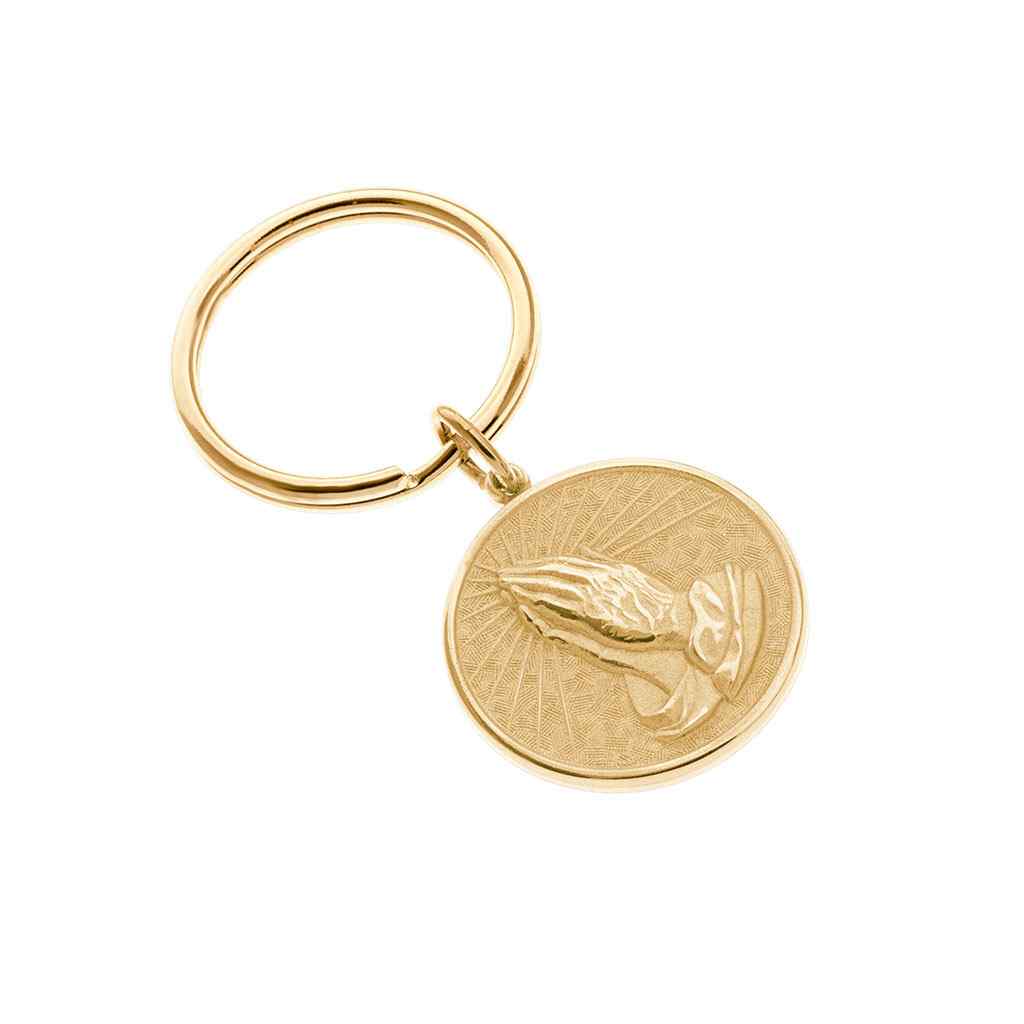 Round Praying Hands Key Ring with Serenity Prayer | Vansweden Jewelers