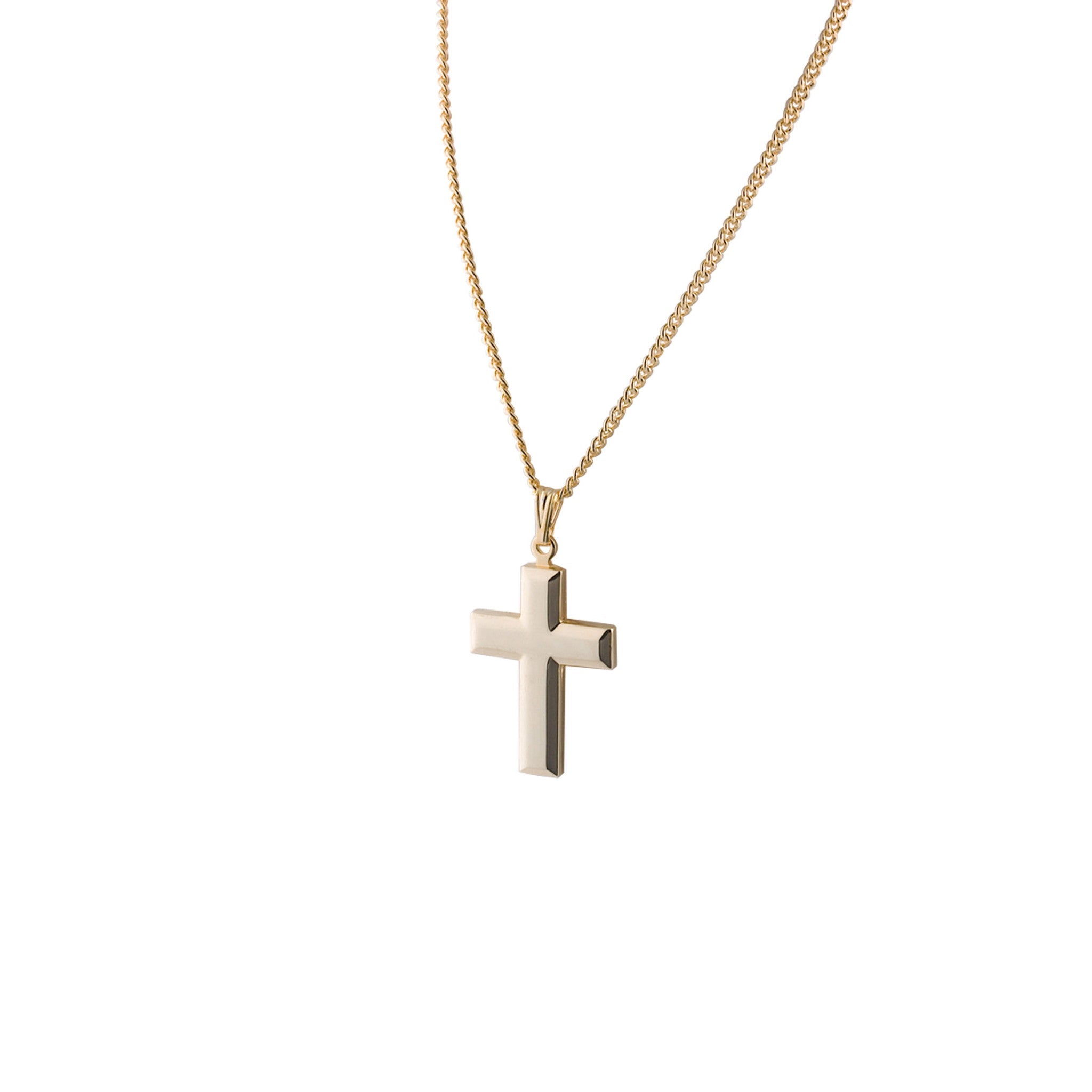 Thick Beveled Edge Cross | Vansweden Jewelers